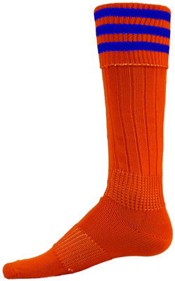 Adult Large (White/Maroon) 3 STRIPE STRIKER Athletic Socks - Soccer ...