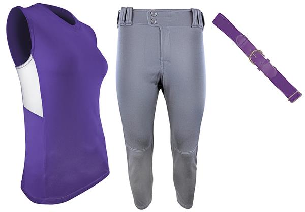 Epic Women/Girls Sleeveless Softball Uniform KIT - Baseball Equipment ...