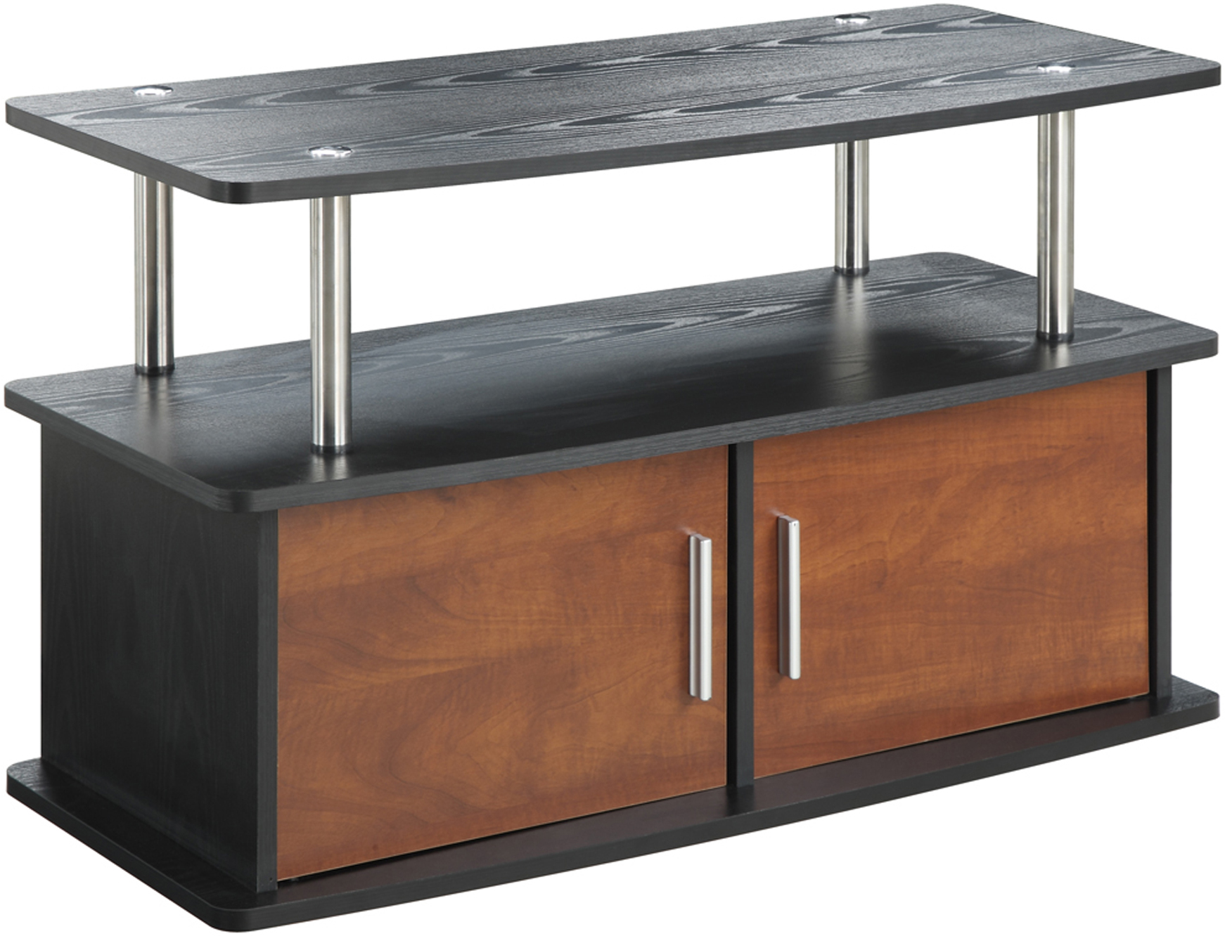 E142415 Designs2Go Deluxe TV Stand with Storage Cabinets and Shelves