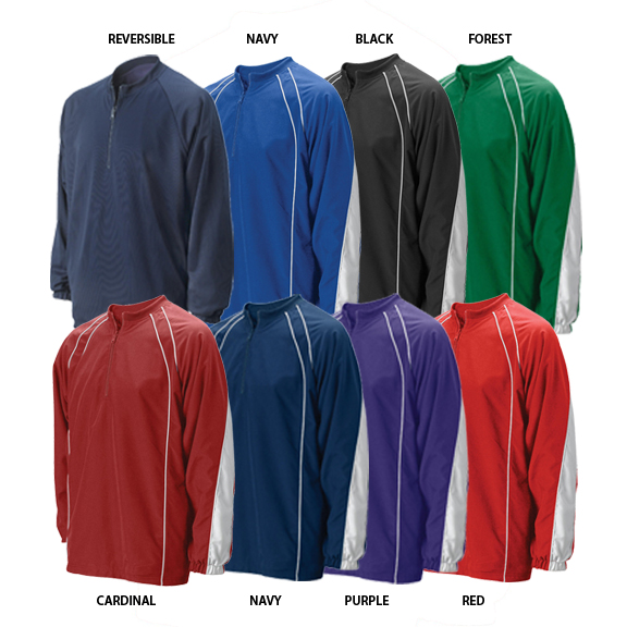 Mizuno Reversible 1/4 Zip Pullovers - Baseball Equipment & Gear
