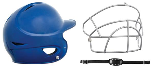 Champro Baseball Batting Helmet W Face Guard KIT - Baseball Equipment ...