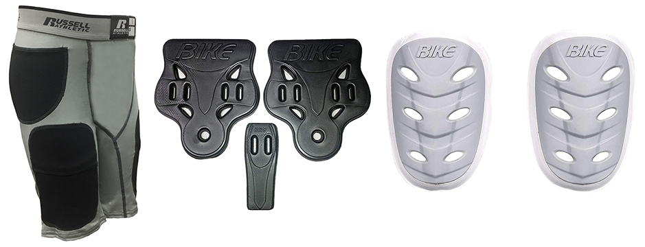 E143265 Football 5-PKT Exterior Girdle Hip Thigh Pads KIT