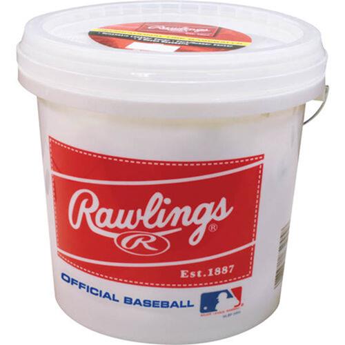 Rawlings Recreational Bucket Combo 24 Baseballs - Baseball Equipment & Gear
