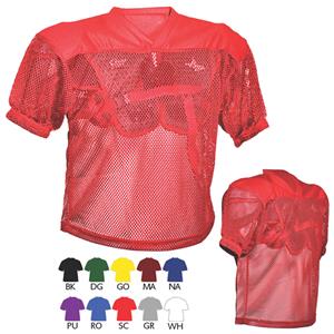 Adult Porthole Mesh Football Practice Jersey - Closeout Sale - Football Equipment and Gear