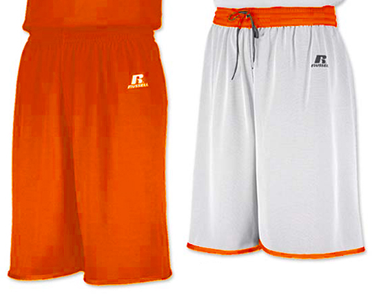 Russell Athletic Ladies Undivided Reversible Basketball 7" Shorts No ...