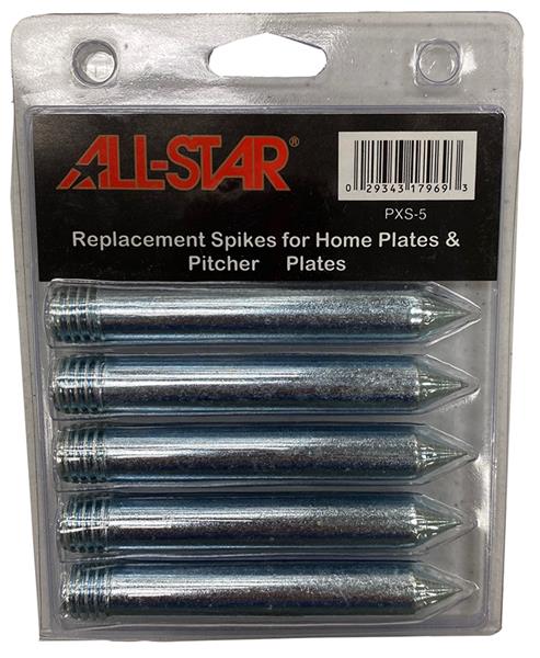 4" Long Baseball Home Plate Steel Spikes (5-ea) - Closeout Sale ...