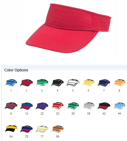 Pro-Mesh Softball Visors - Closeout Sale - Baseball Equipment & Gear