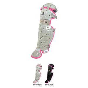 ALL-STAR Pink Accented Softball Leg Guards-Youth - Baseball Equipment ...