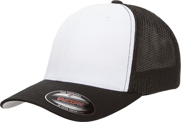 Yupoong Flexfit Trucker Mesh Front Panels Cap - Soccer Equipment and Gear