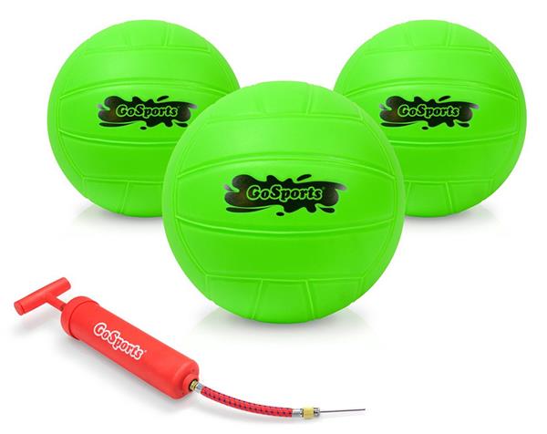 GoSports Water Volleyball 3 PACK W/Pump BALLS-VB-WATER-3 - Volleyball ...