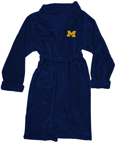 Northwest NCAA Michigan Silk Touch Bath Robe - Fan Gear
