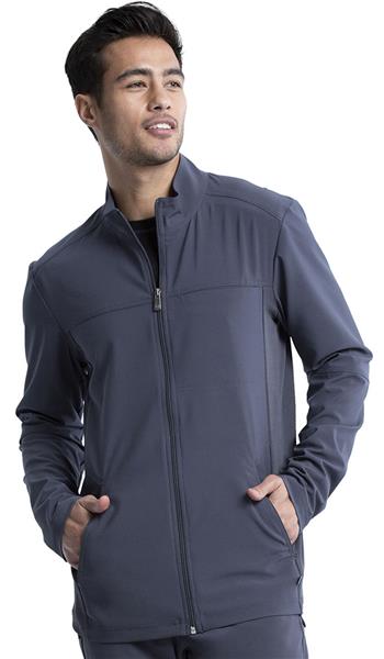 Infinity Mens Zip Front Scrub Jacket - Cheerleading Equipment and Gear