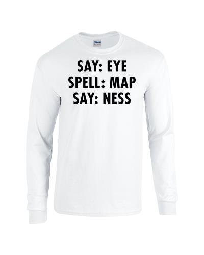 Epic EYE MAP NESS Long Sleeve Cotton Graphic T-Shirts - Soccer ...
