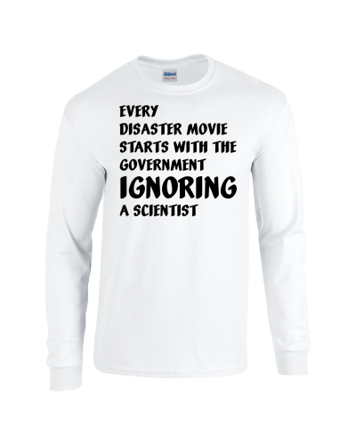 E146575 Epic Gov't Disaster Long Sleeve Cotton Graphic T-Shirts