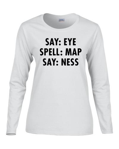 Epic Ladies EYE MAP NESS Long Sleeve Graphic T-Shirts - Soccer ...