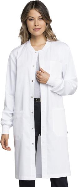 Cherokee Unisex 40" Snap Front Lab Coat - Cheerleading Equipment and Gear
