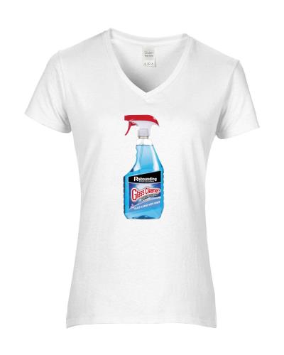 Epic Ladies Glass Cleaner V-Neck Graphic T-Shirts - Baseball Equipment ...