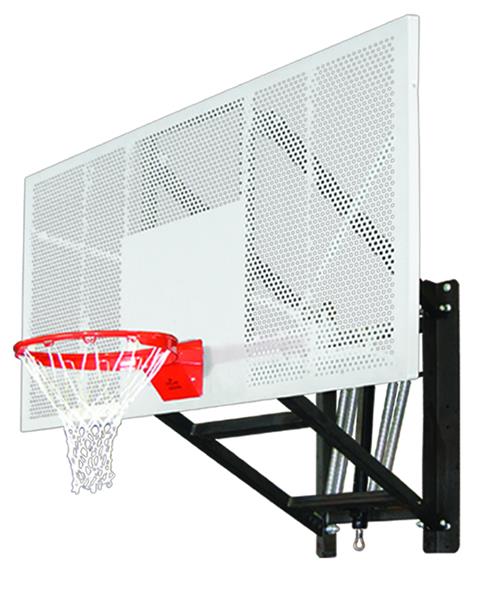 WallMonster Intensity Adjustable Wall Mount Basketball Sys. with 42x72 ...