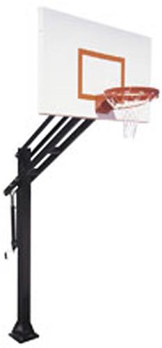 Force Endura Bolt Down Basketball System with 36x60 aluminum backboard ...