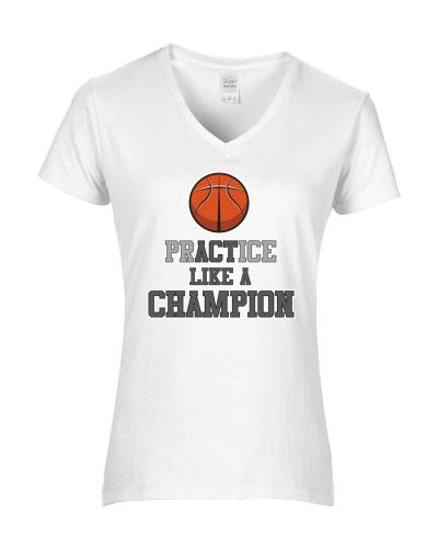 Epic Ladies Champion V-Neck Graphic T-Shirts - Baseball Equipment & Gear