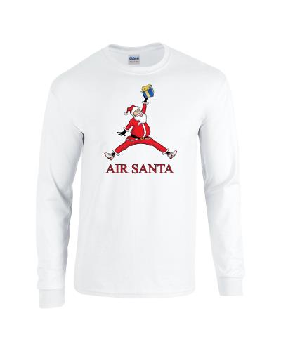 Epic Air Santa Long Sleeve Cotton Graphic T-Shirts - Baseball Equipment ...