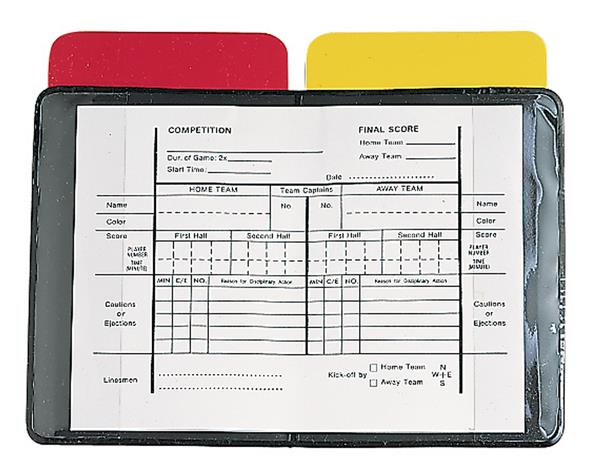 Champion Sports Referee Wallet With Cards & Pad (each) - Soccer ...