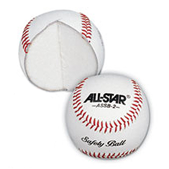 ALL-STAR ASSB-2 Safety Ball Baseballs-Dozen - Baseball Equipment & Gear