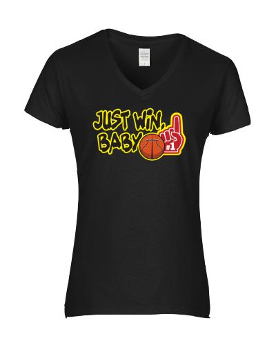 Epic Ladies Just Win Baby V-Neck Graphic T-Shirts - Soccer Equipment ...