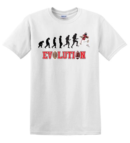 Epic Adult/Youth Custom Football Evolution Cotton Graphic T-Shirts ...