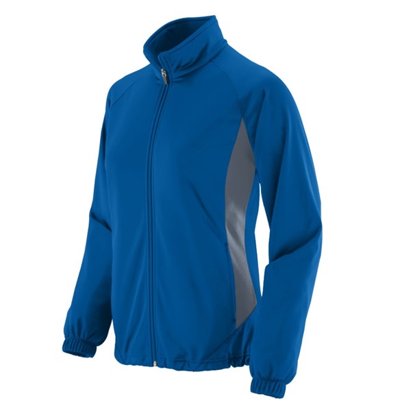 Augusta Ladies Medium Royal/Graphite Medalist Jacket 4392 - Baseball ...