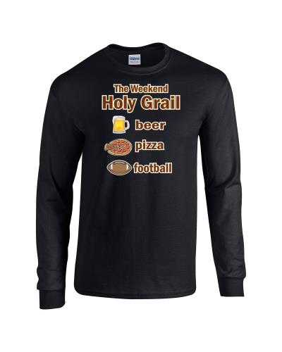 Epic Holy Grail Long Sleeve Cotton Graphic T-Shirts - Soccer Equipment ...