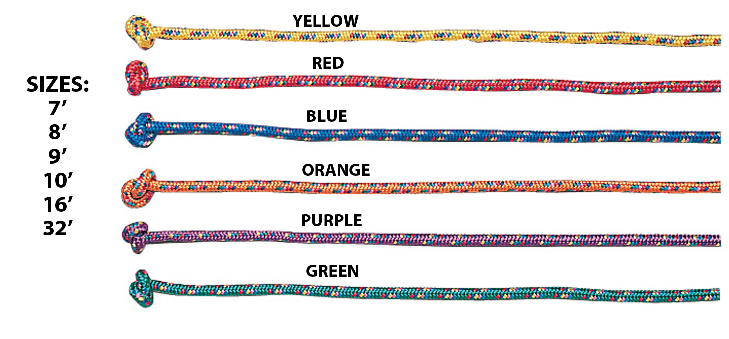 E15014 Champion Sports Nylon Braided Jump Ropes (ea.)