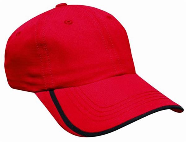 KC Caps Adult Rip Stop Cap With Stripe Bill S8950 - Soccer Equipment ...