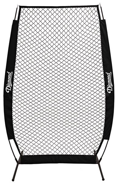 Diamond Collapsible Portable Pitching I Screen Net - Baseball Equipment ...