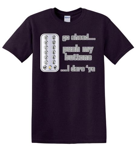 Epic Adult/Youth Push My Buttons Cotton Graphic T-Shirts - Baseball ...