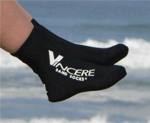 Sand Socks Black Water Sports Athletes - Volleyball Equipment and Gear