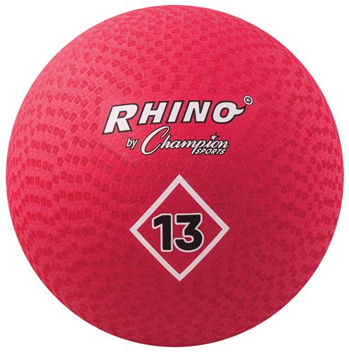 Champion Sports 13" Red Playground Ball - Playground Equipment and Gear