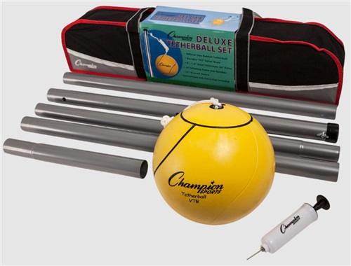 Deluxe Portable Tetherball Set - Playground Equipment and Gear