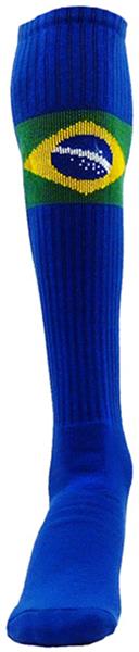 Red Lion Brazil Country Flag Soccer Socks - Soccer Equipment and Gear