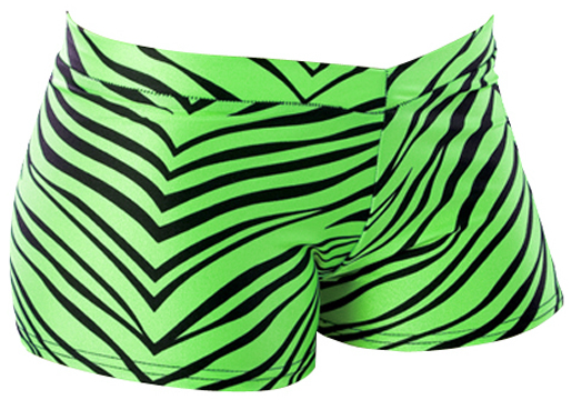 Pizzazz Cheerleaders Zebra Print Hot Shorts - Cheerleading Equipment ...