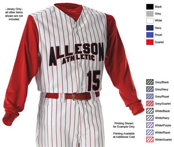 Alleson PROWV Adult Full Button Baseball Vests C/O - Closeout Sale ...