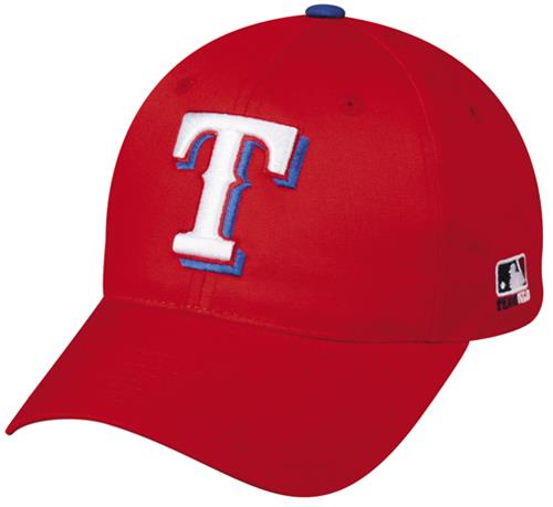 OC Sports MLB Texas Rangers Cotton Baseball Cap - Baseball Equipment & Gear