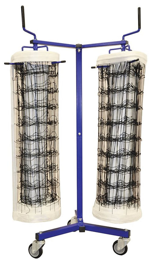 E16041 Volleyball Double Net Keepers Storage Rack