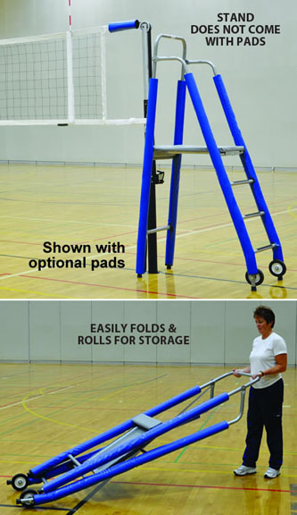 Jaypro Volleyball Referee Stand Free Standing VRS-6000 - Volleyball ...