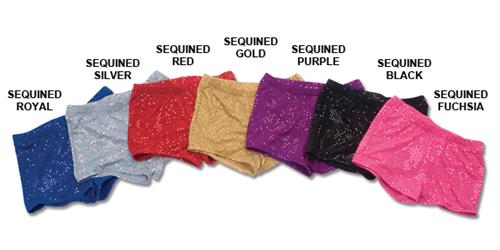 Pizzazz (Sequined Red- Adult Medium) Cheerleaders Boy Cut Briefs ...