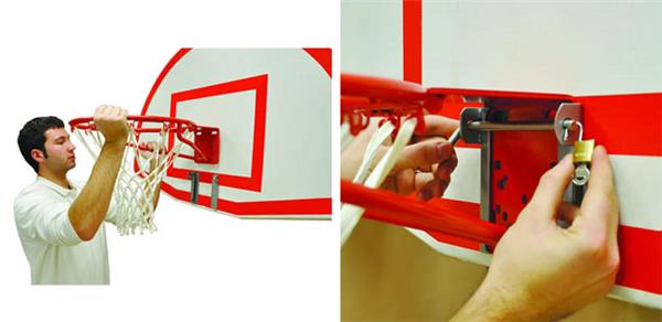 Basketball Removable Goal Bracket Adapter Kit - Basketball Equipment ...
