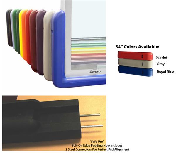 Basketball Safe-Pro Bolt-On Edge Pad 54" Backboard - Basketball ...