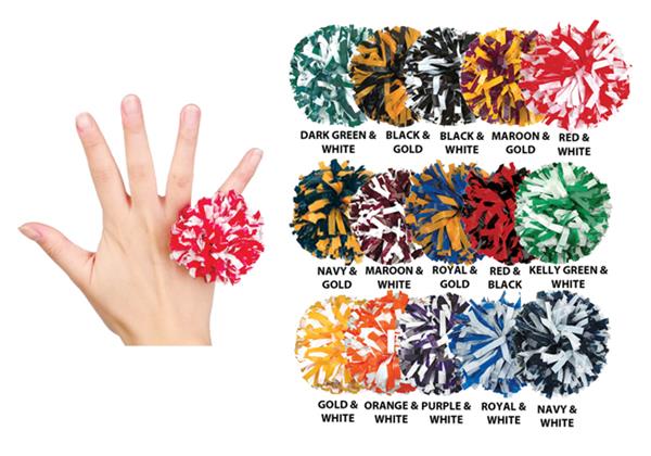 Getz Cheerleaders 2 Color Spirit Finger Poms - Cheerleading Equipment ...