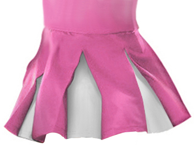 Alleson Pink Multi Pleat Cheerleader Uniform Skirt - Cheerleading ...