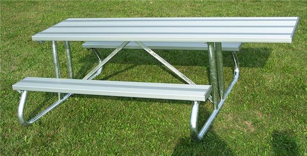 NRS ADA Compliant Aluminum Picnic Tables Auminum Legs - Baseball ...